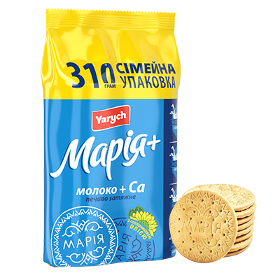 Biscuits «Maria with milk and calcium «Yarych»